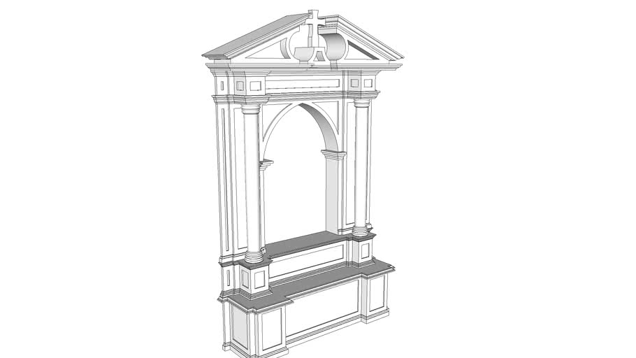 Retablo de Iglesia | 3D Warehouse