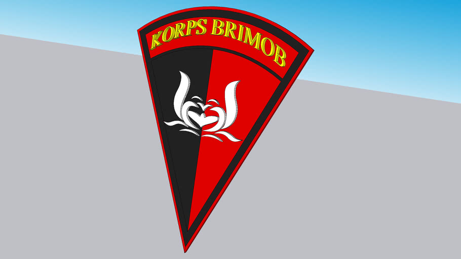 logo brimob | 3D Warehouse