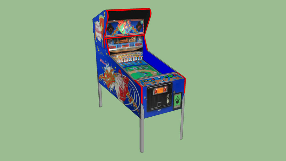 Slugfest Pinball Arcade Game | 3D Warehouse