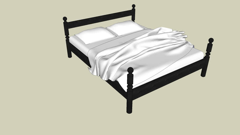 Modern vintage bed | 3D Warehouse
