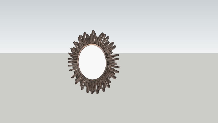 N_Oval mirror 1 | 3D Warehouse