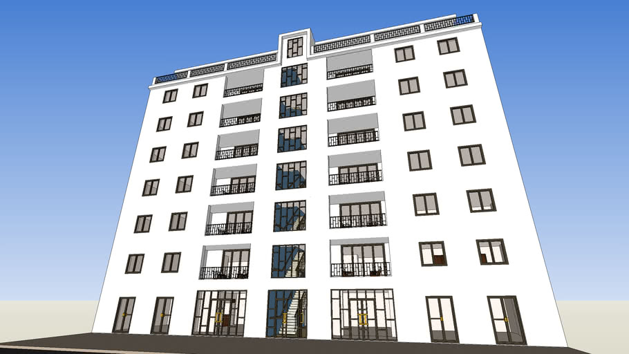 Apartment Block | 3D Warehouse