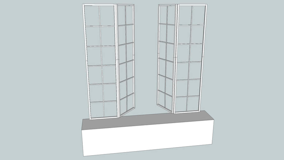 Window with Seat Tall | 3D Warehouse