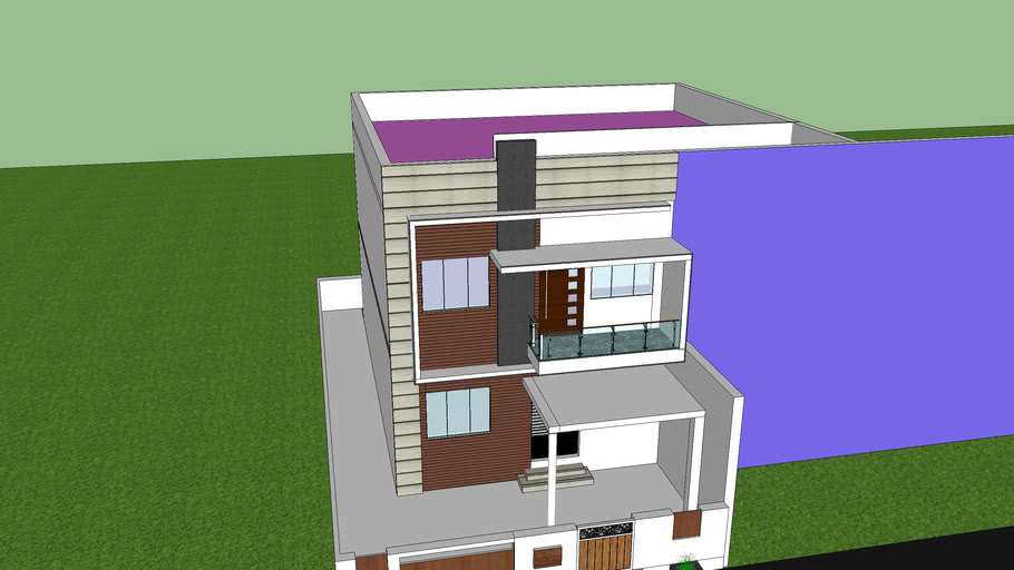 residence exterior elevation | 3D Warehouse