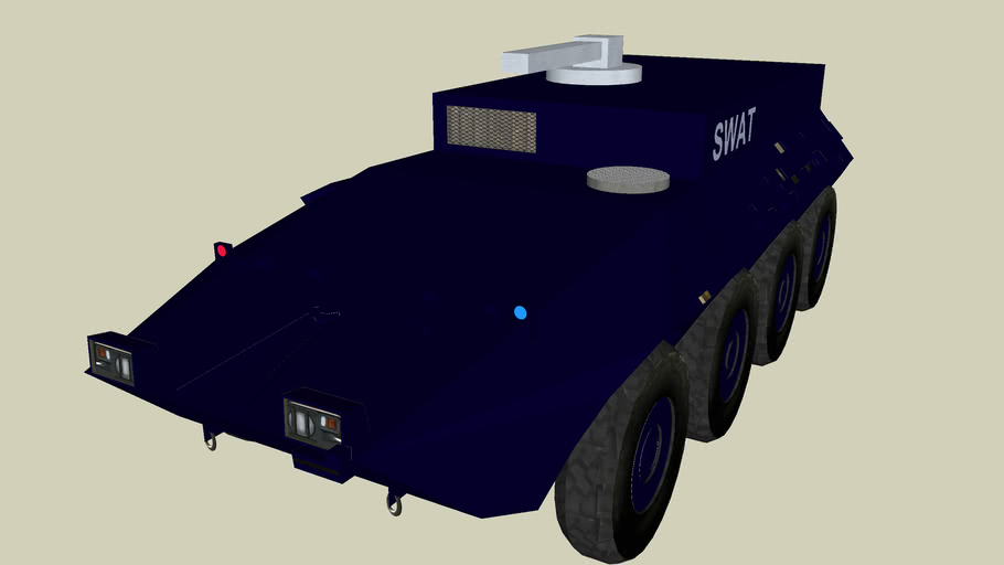 L.A.P.D. SWAT ARMOURED TANK | 3D Warehouse