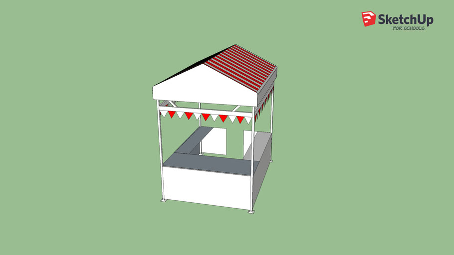 Market Stall (Plain) | 3D Warehouse