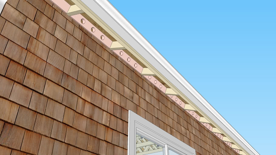 Heel Blocking of a Gable Roof | 3D Warehouse