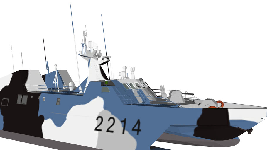 PLAN Houbei Class Type 022 Missile Boat | 3D Warehouse