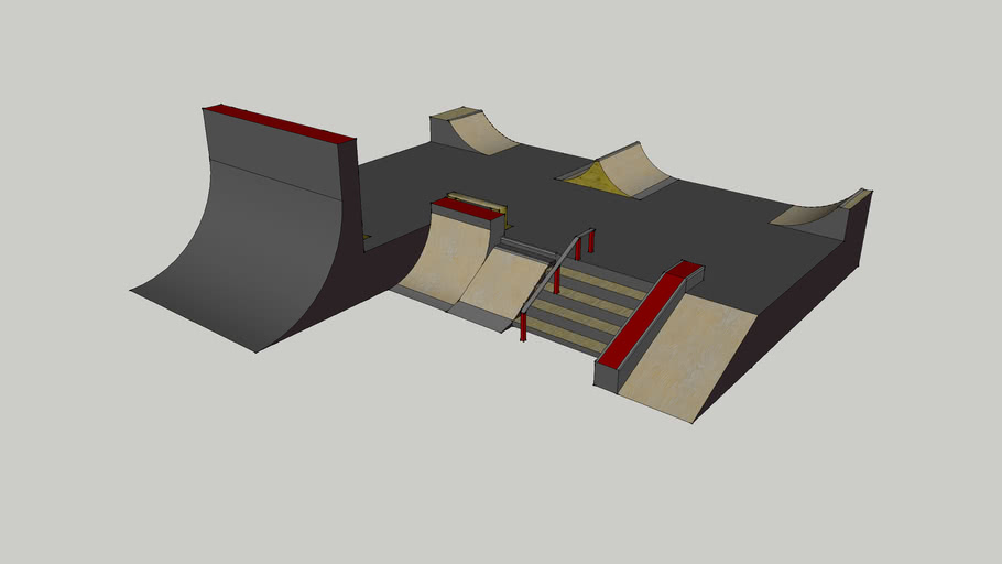Pista de Skate / Estação de Skate | 3D Warehouse