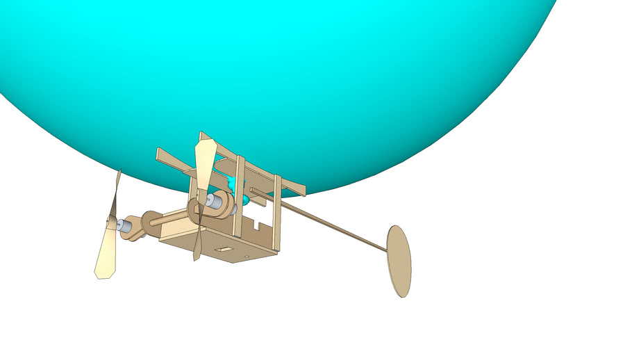 DIY #6 - Radio-Controlled Blimp (v2.4) | 3D Warehouse