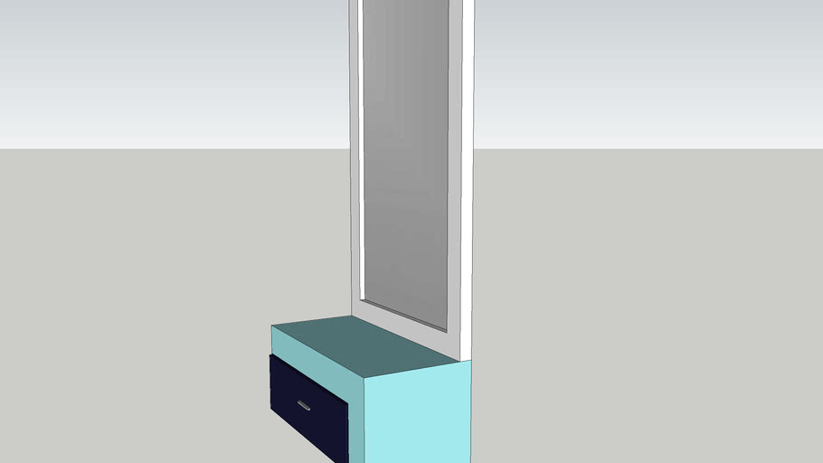 dressing unit with drawer | 3D Warehouse