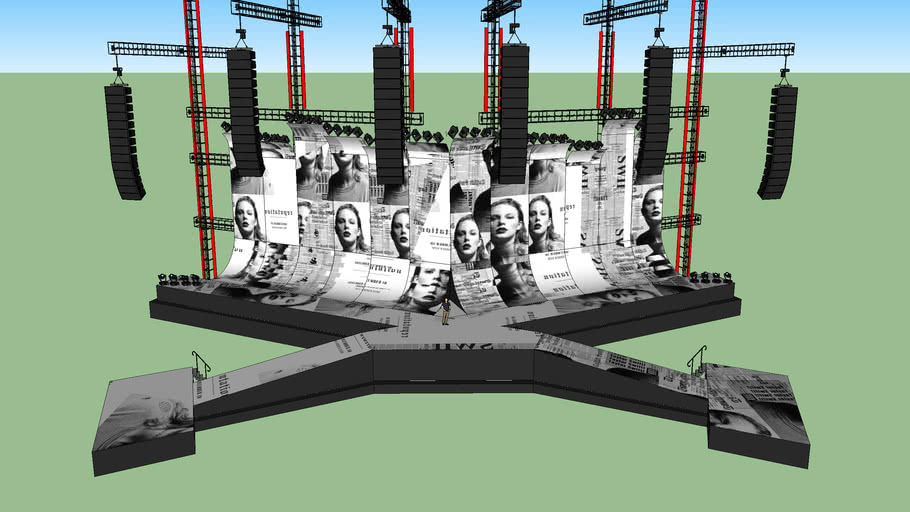 Reputation Stadium Tour Stage | 3D Warehouse