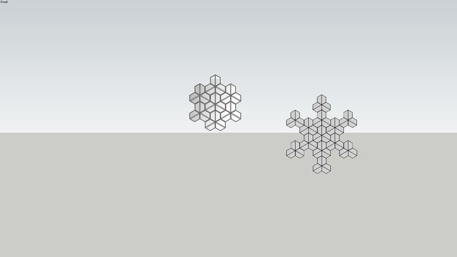 mirror hexagon | 3D Warehouse