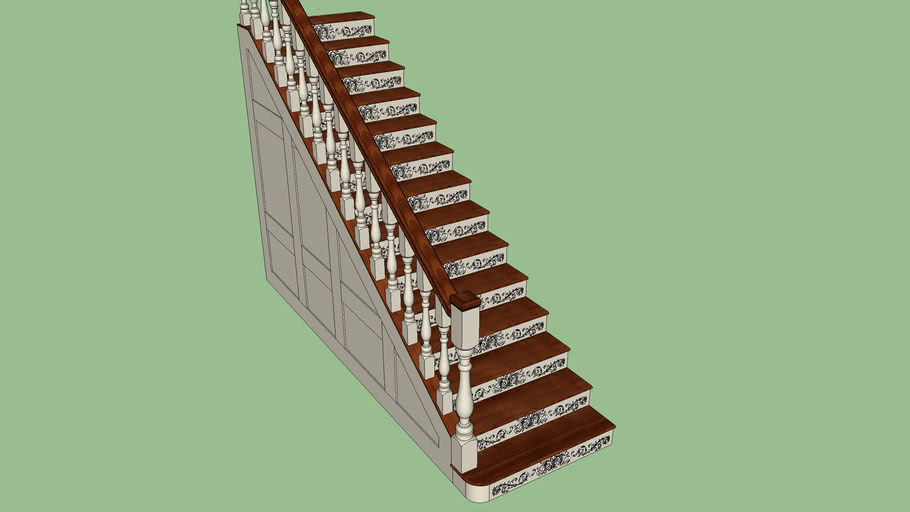 Traditional Staircase | 3D Warehouse