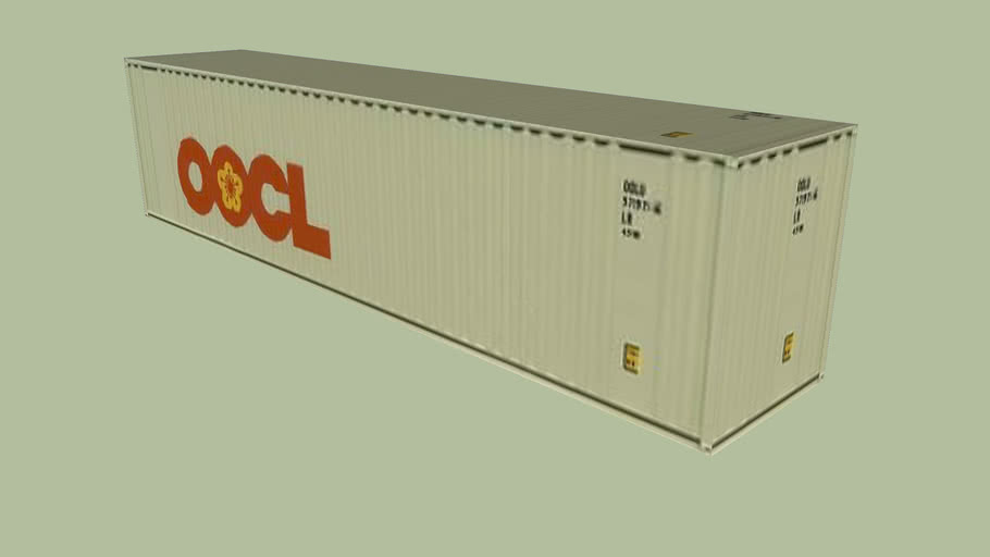 OOCL Container - 40' | 3D Warehouse
