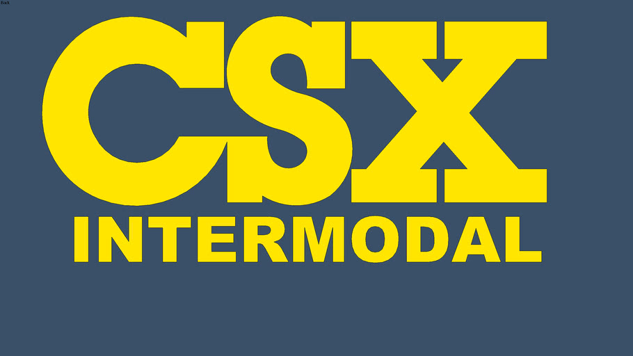CSX logo | 3D Warehouse
