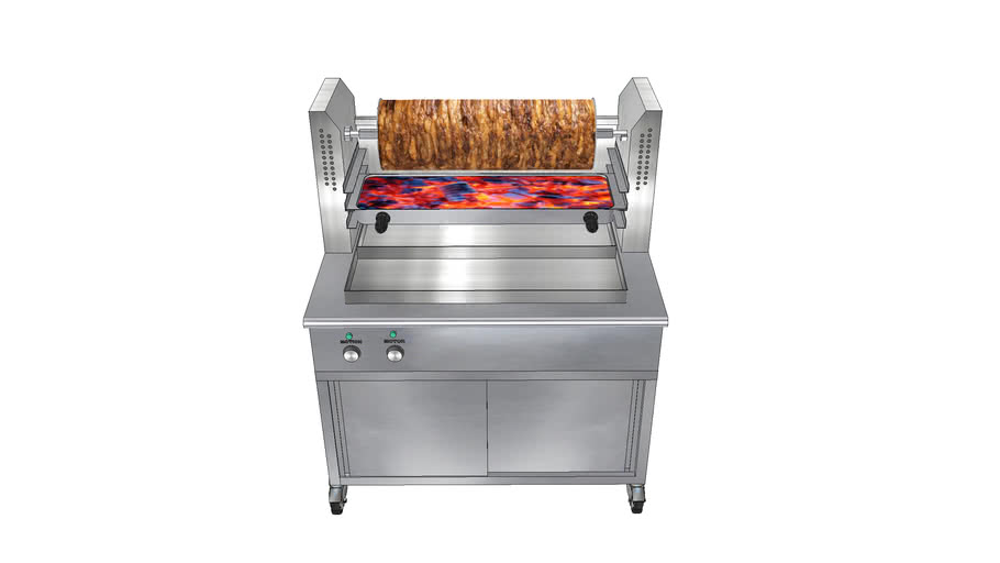 Shawarma Machine - Charcoal | 3D Warehouse