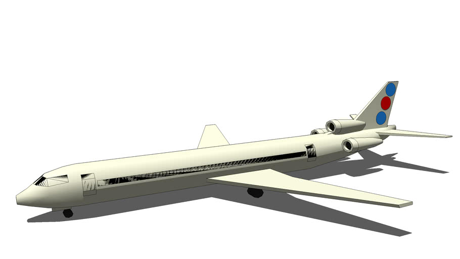 Jat Airways Boeing 727 | 3D Warehouse
