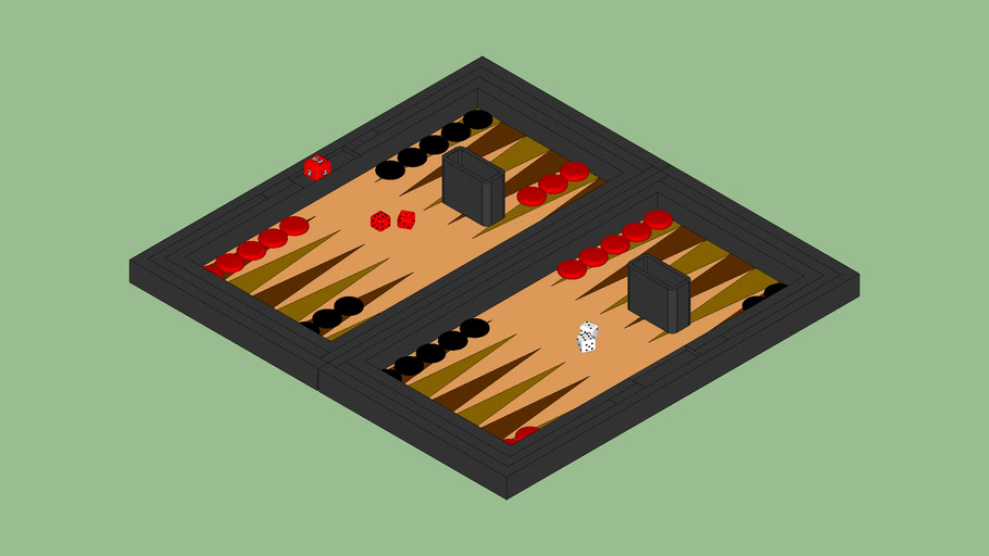 Backgammon Board | 3D Warehouse
