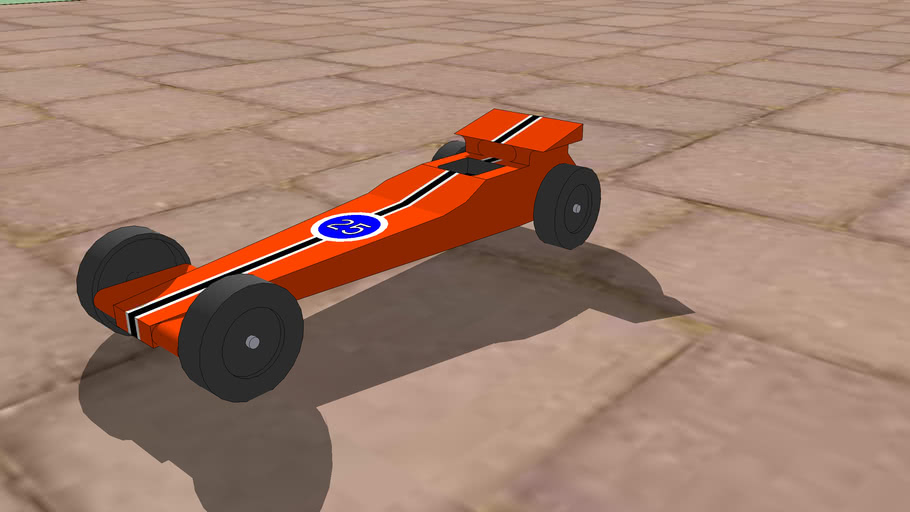 Pinewood Derby Dragster | 3D Warehouse