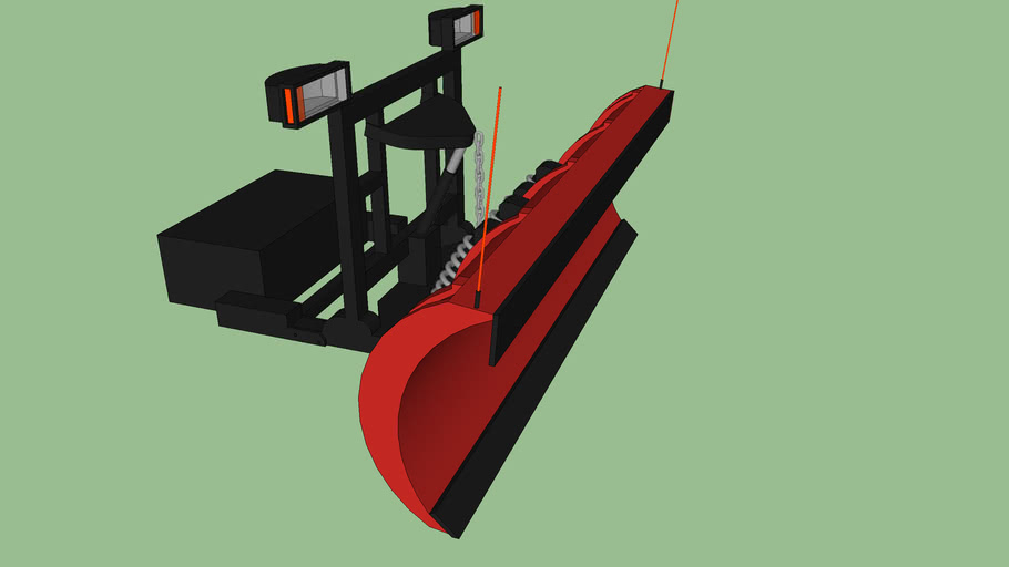 8' Snow Plow | 3D Warehouse