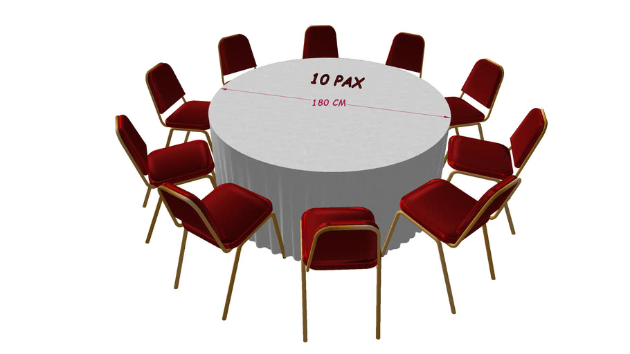Dining Table for events | 3D Warehouse