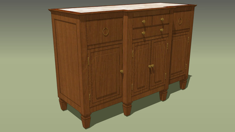 Furniture, Buffet | 3D Warehouse