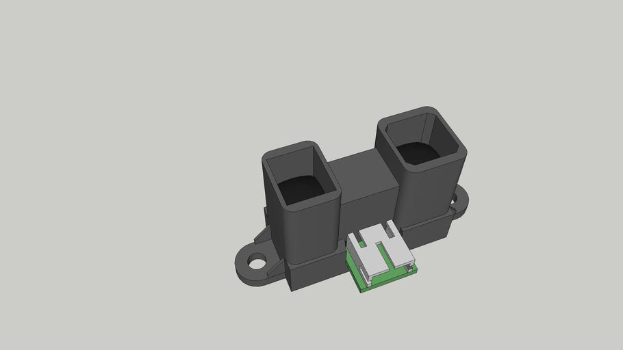 Sharp IR Distance Measuring Sensor-GP2Y0A02YK0F | 3D Warehouse