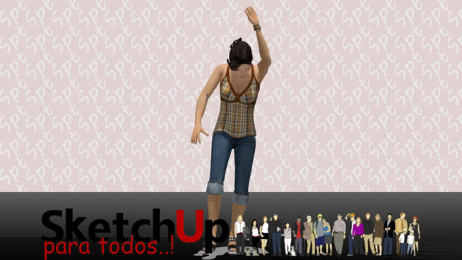 Young woman dancing | 3D Warehouse