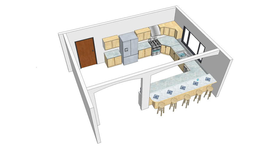 Big Kitchen Floor Plans – Flooring Ideas