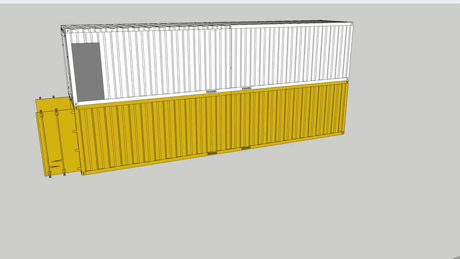 Contenedor doble | 3D Warehouse