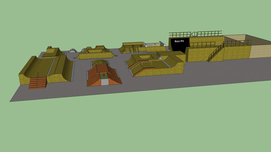 a skatepark | 3D Warehouse