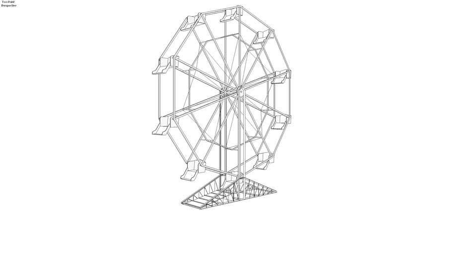 Low Poly Ferris Wheel | 3D Warehouse