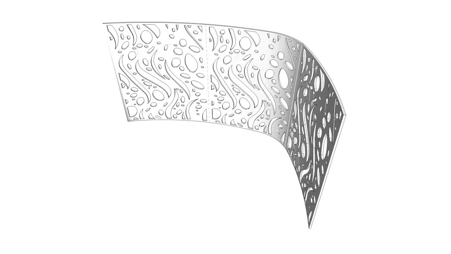 Curved partition wall | 3D Warehouse