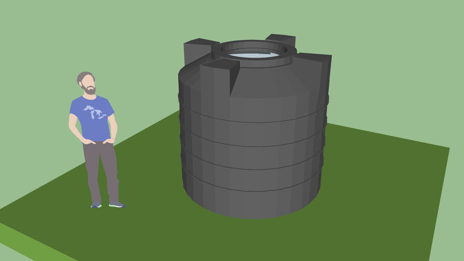 Plastic Water Tank | 3D Warehouse