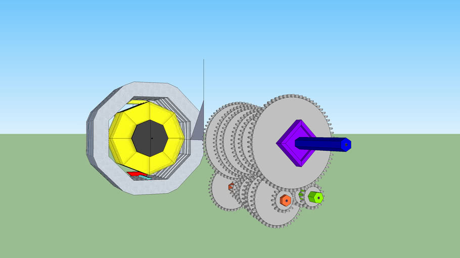 Sequential Gearbox (Sketchy Physics) | 3D Warehouse