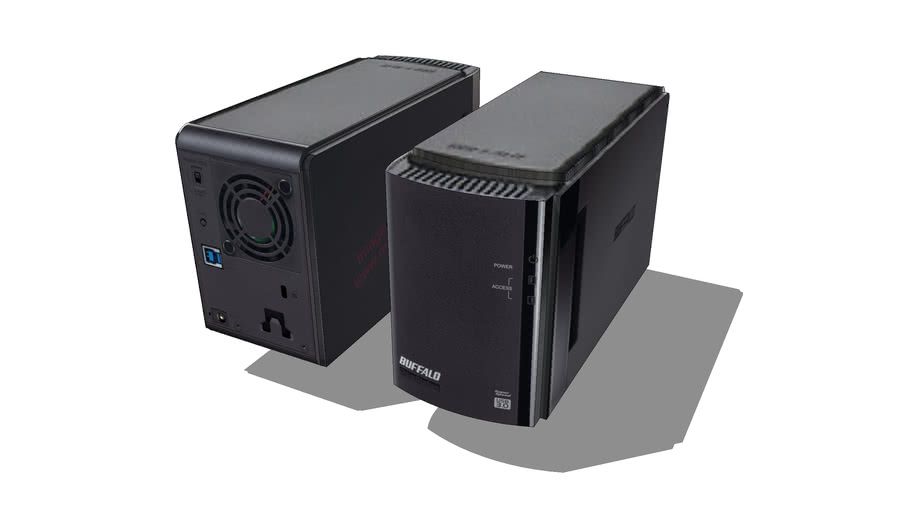 Buffalo 4TB DriveStation Duo | 3D Warehouse