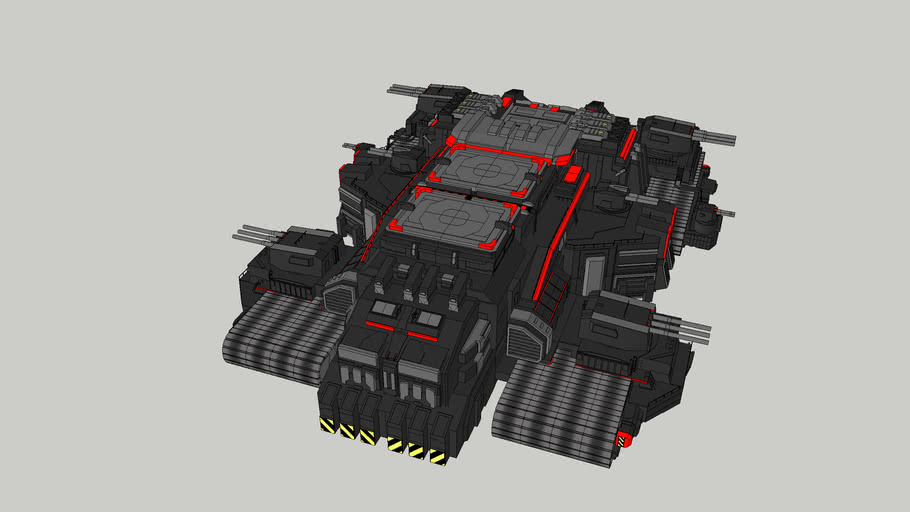 Supreme commander UEF fatboy | 3D Warehouse